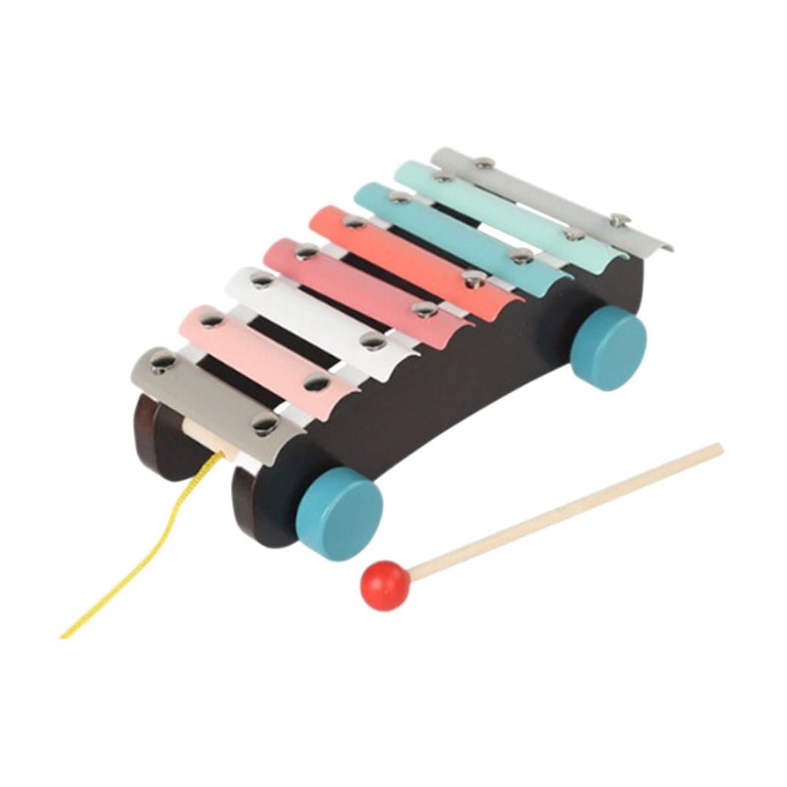 Gqtwoy Children’s Wooden Xylophone with Rainbow Keys - Educational ...