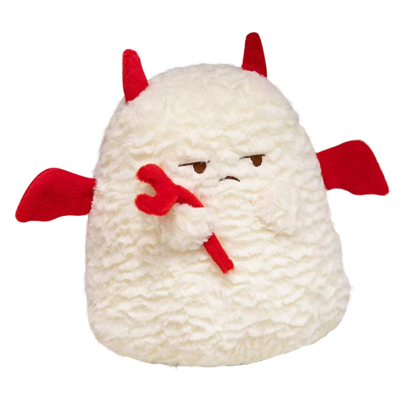 Gqtwoy Cute Ghost Pillow Plushies, Soft Spooky Devil Ghost Stuffed ...
