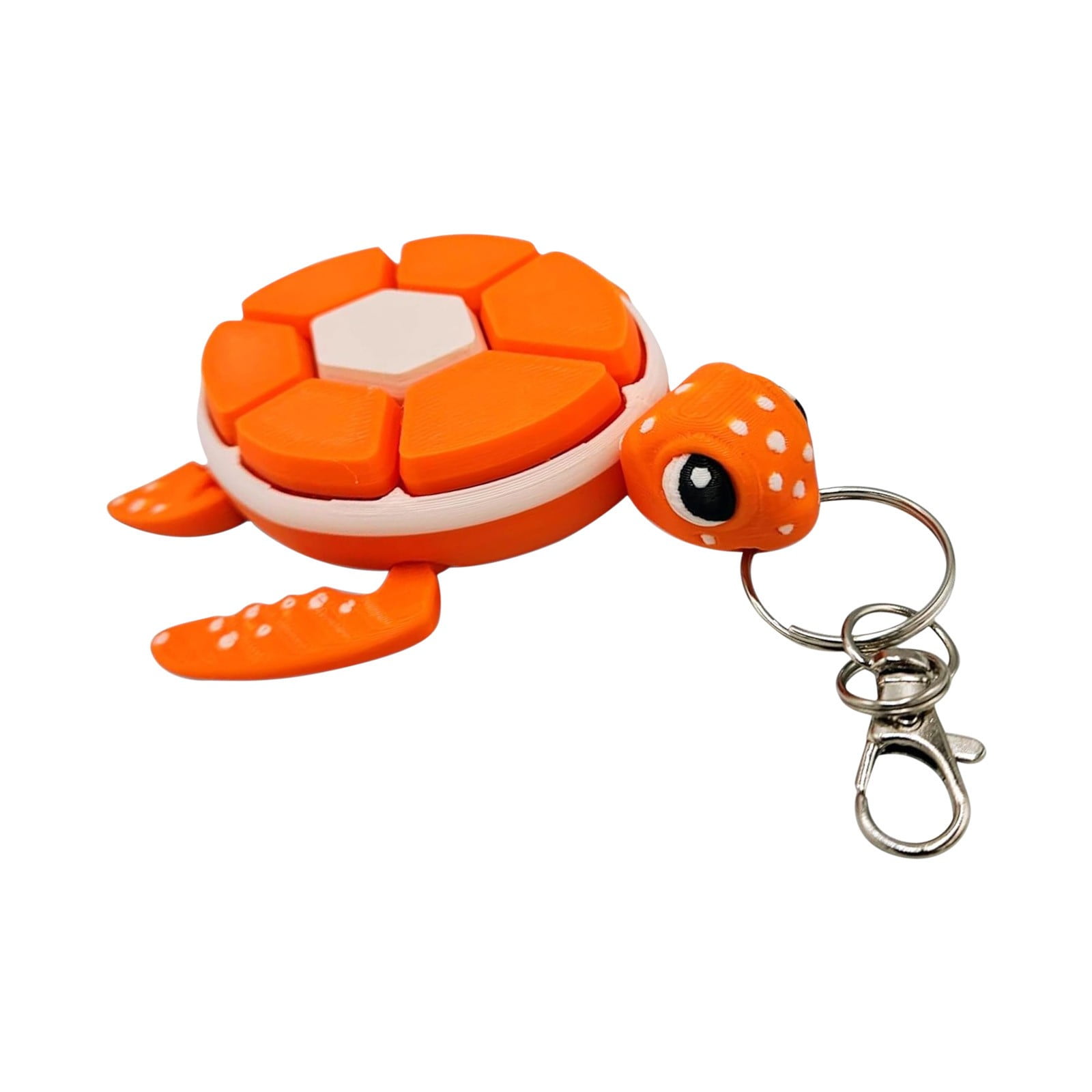 Gqtwoy Fruit Themed Turtle Hand Stress Relief Clicker Fidget Toy with ...