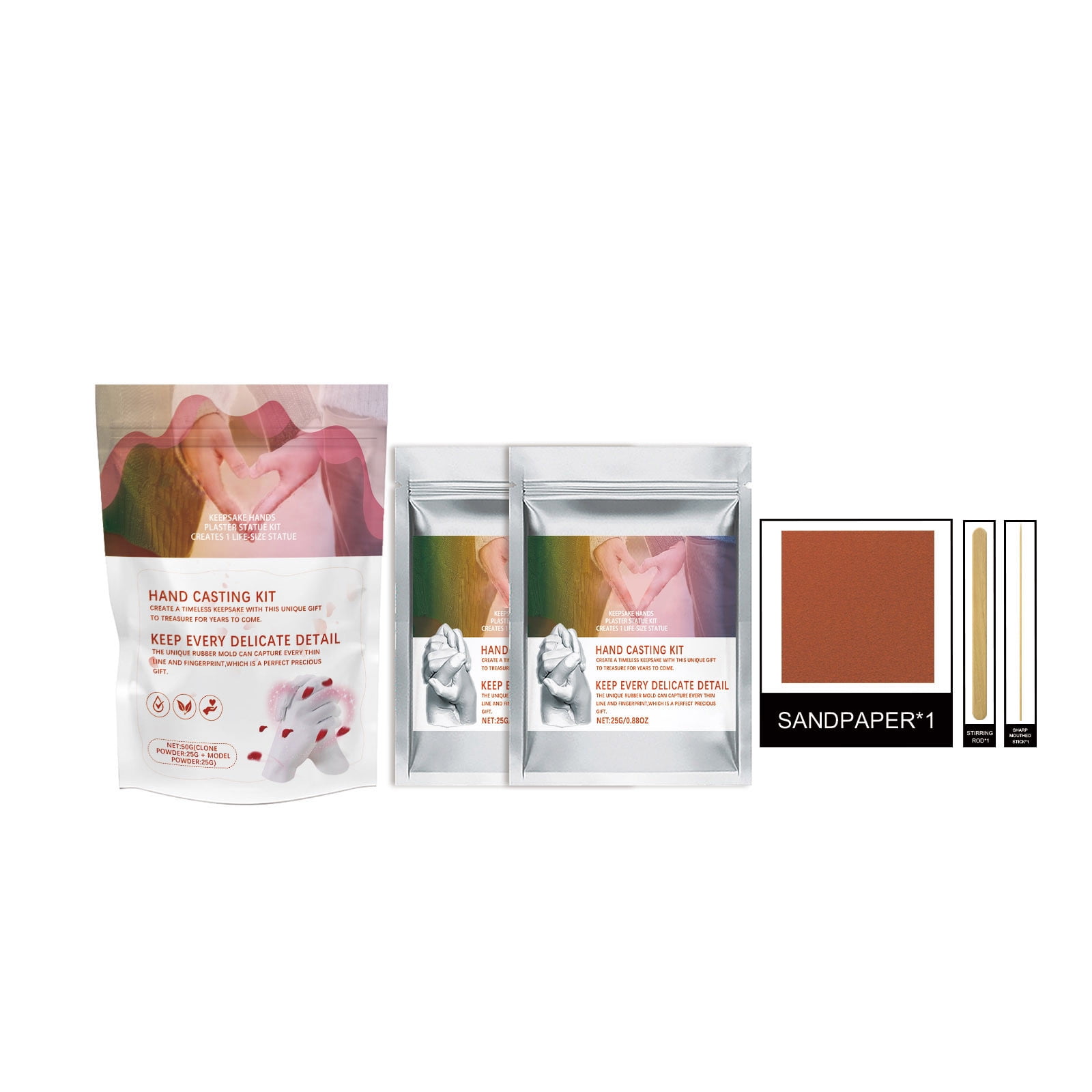 Gqtwoy Hand Casting Kit - Seaweed Extract for Realistic Hand Models ...