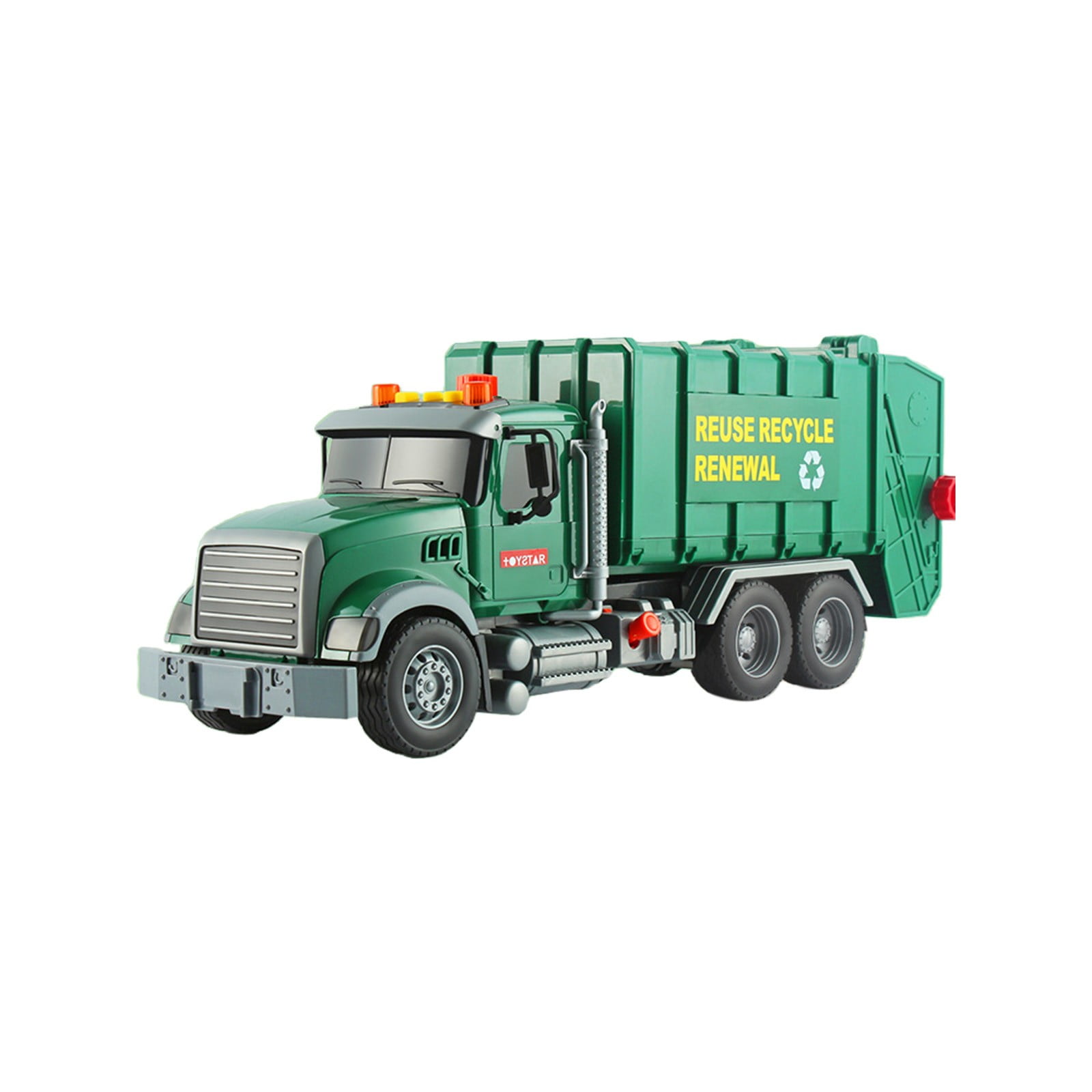 Gqtwoy Kids' Rubbish Truck Sanitation Car - Realistic Engineering ...
