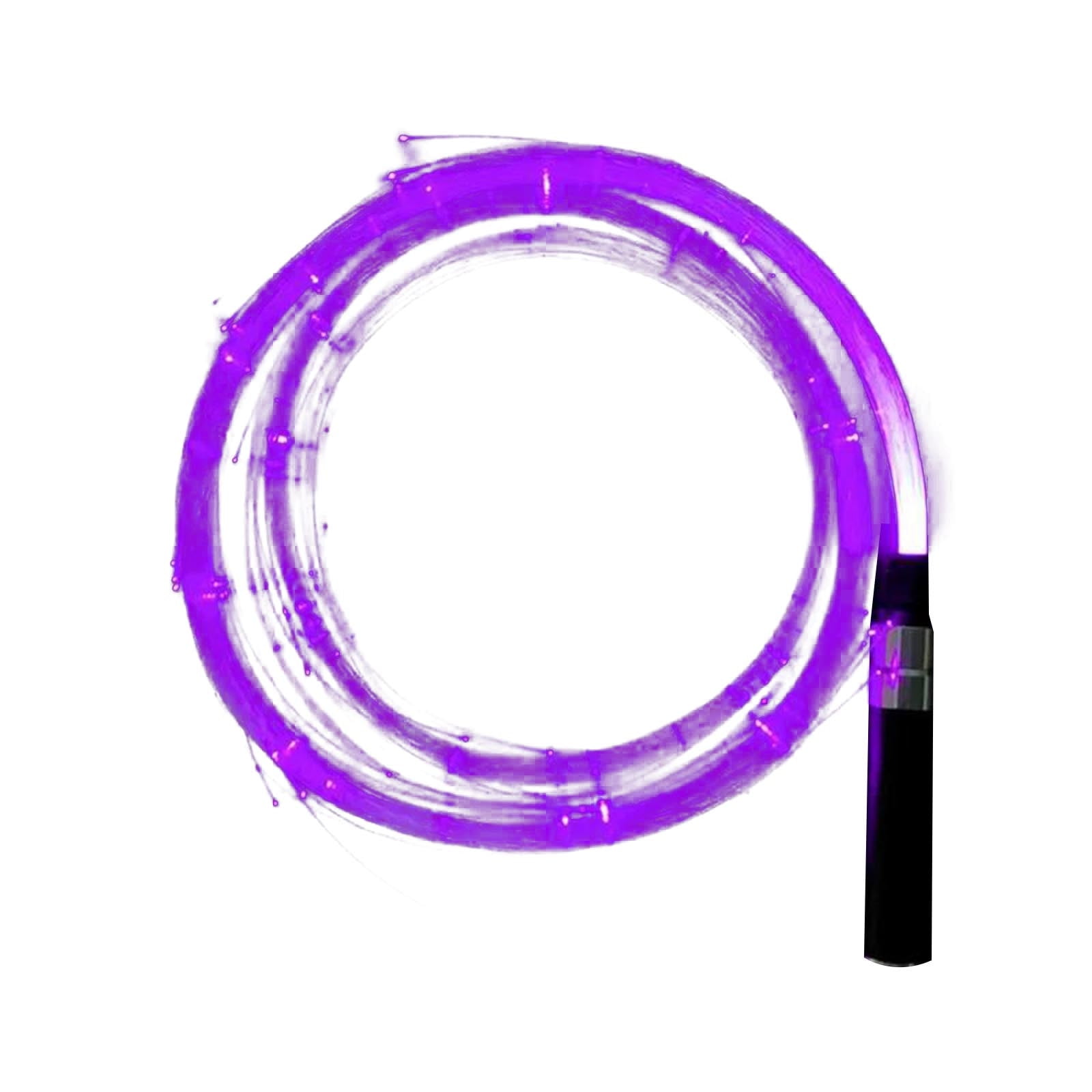 Gqtwoy LED Fiber Optic Whip Dance,Rechargeable, 7 Colors, 4 Modes ...