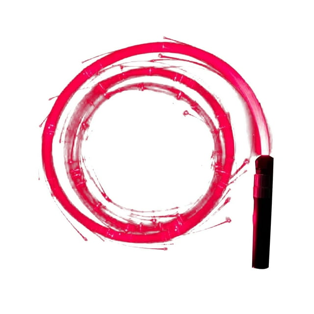 Gqtwoy LED Fiber Optic Whip Dance,Rechargeable, 7 Colors, 4 Modes ...