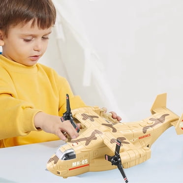 Military Helicopter Toy with Lights and Sound Sirens,Friction Powered ...