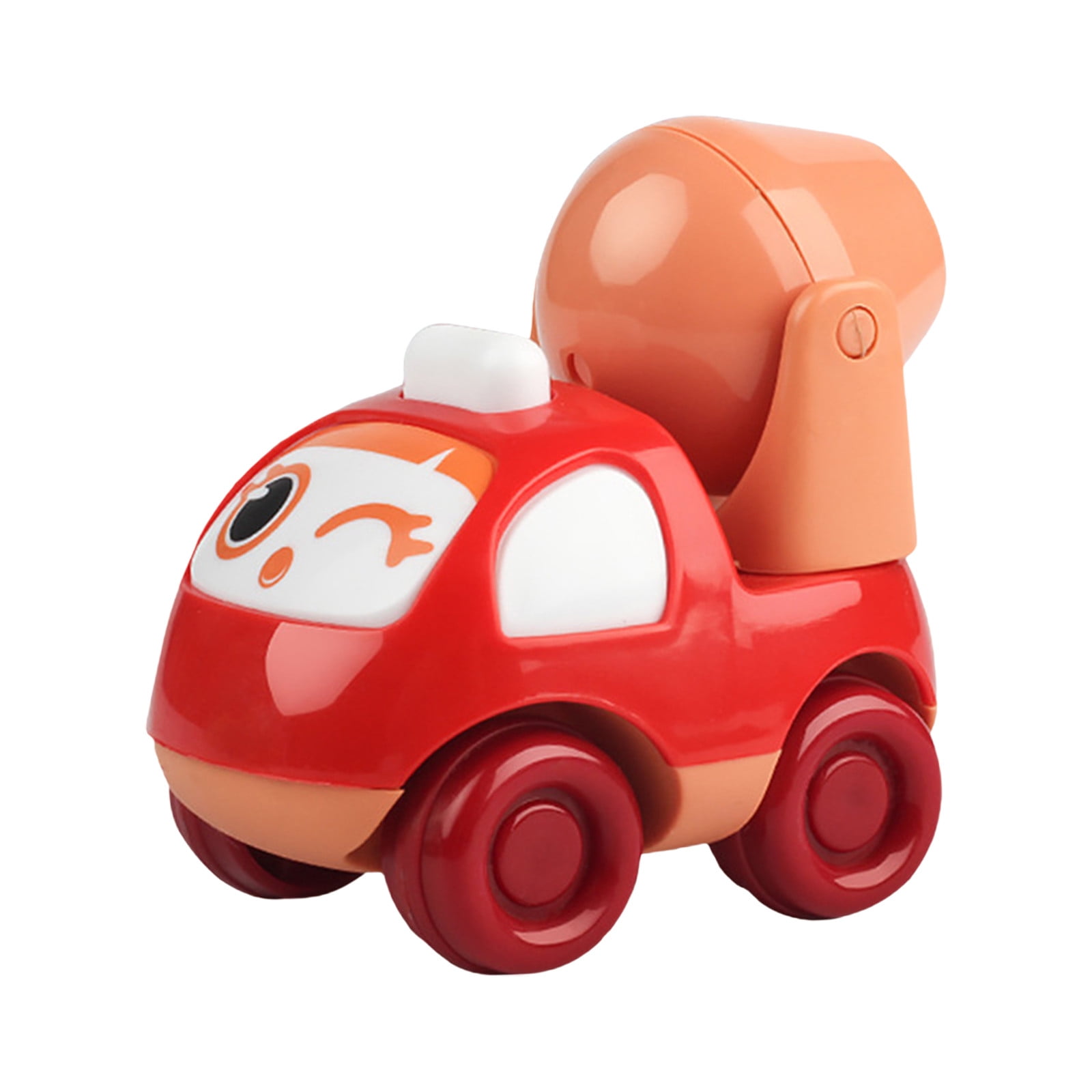 Gqtwoy Mini Car Toys for Toddlers, Push-Pull Scooting Engineering ...