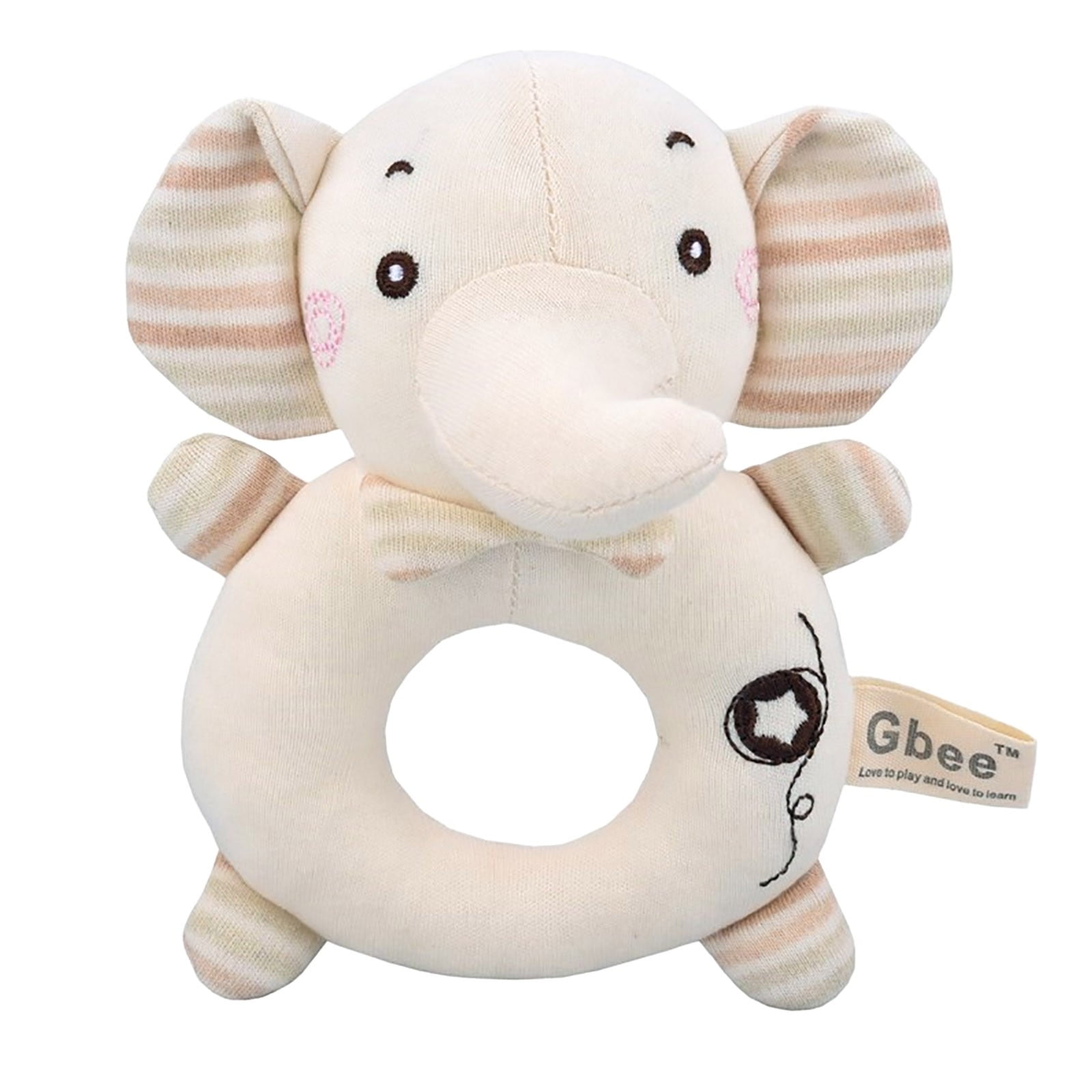 Gqtwoy Newborn Baby Infant Soft Rattles Teether Hanging Bell Plush Toys ...