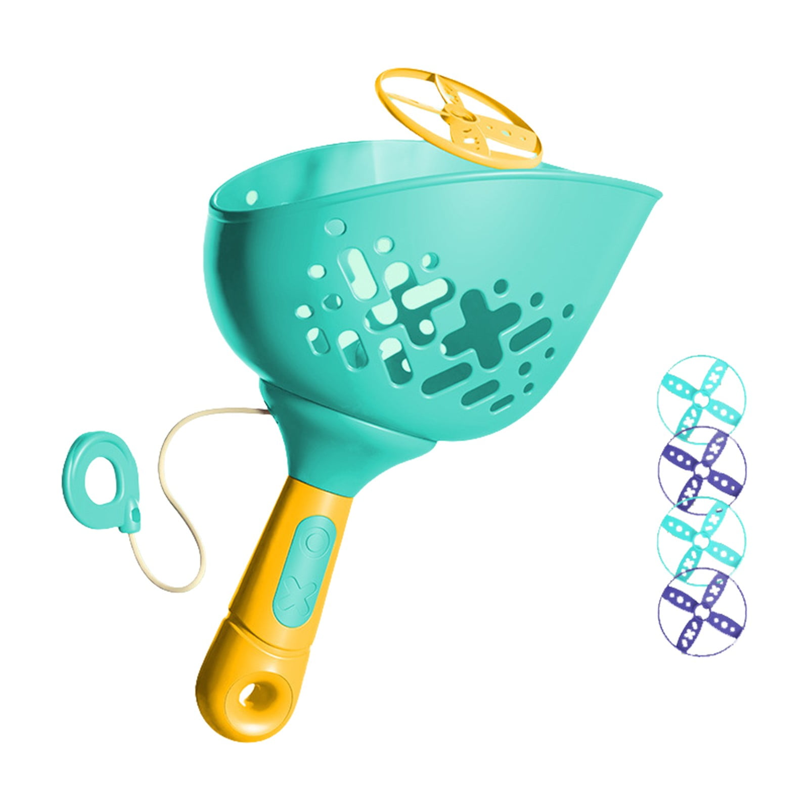 Gqtwoy Outdoor Toy Set, Hand-thrown Flying Disc, Foot-launched Planes ...