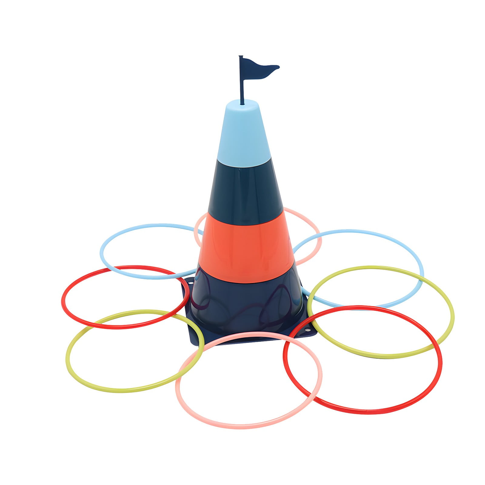 Gqtwoy Parent-Child Interactive Ring Toss Toy Set - Indoor Outdoor ...