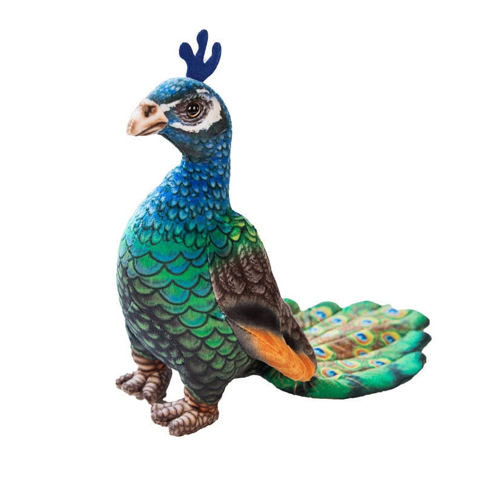 Gqtwoy Plush Peacock Stuffed Animal Peacock Cuddly Toy Soft Toy Animals ...