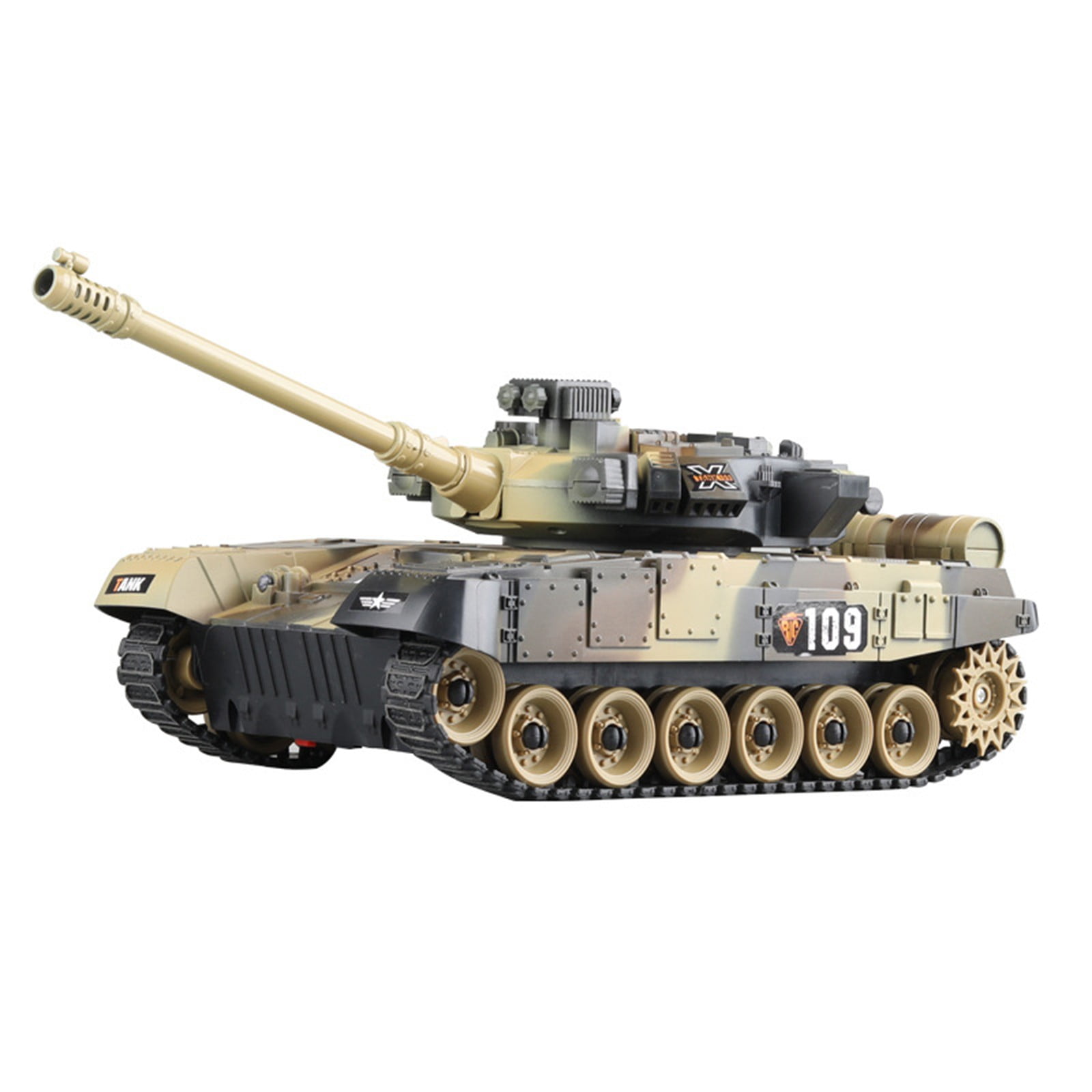 Gqtwoy Remote Control Tank, 360° Rotating Turret, Realistic Combat ...