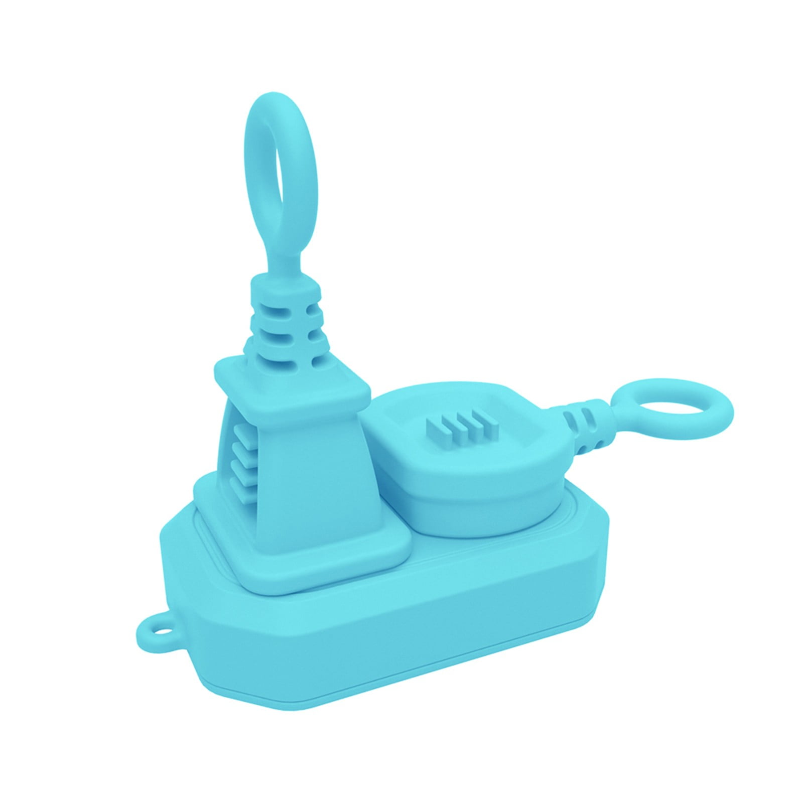 Gqtwoy Silicone Plug and Socket Playset - Safe Teething Toy, Early ...