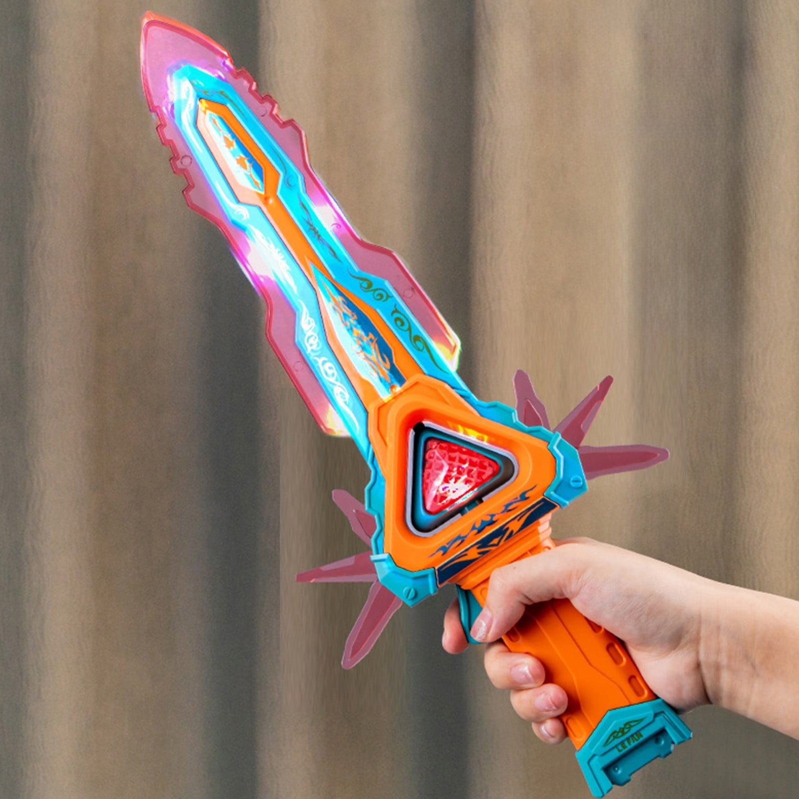 Gqtwoy Simulated Glowing Sword, Sound and Light Effects, Role-Playing ...