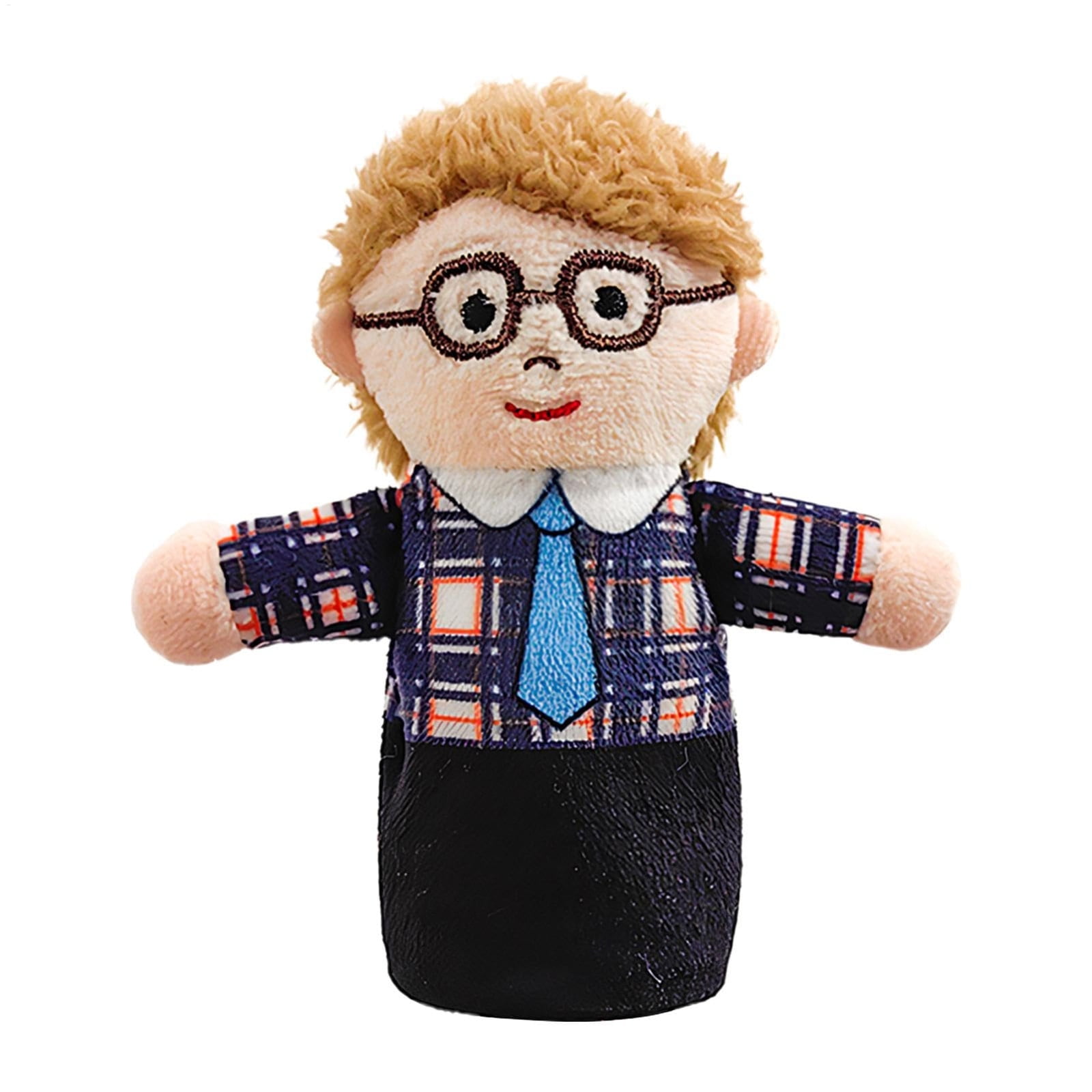 Gqtwoy Toddler Finger Puppets Family Plush Puppets, Colorful Cartoon ...