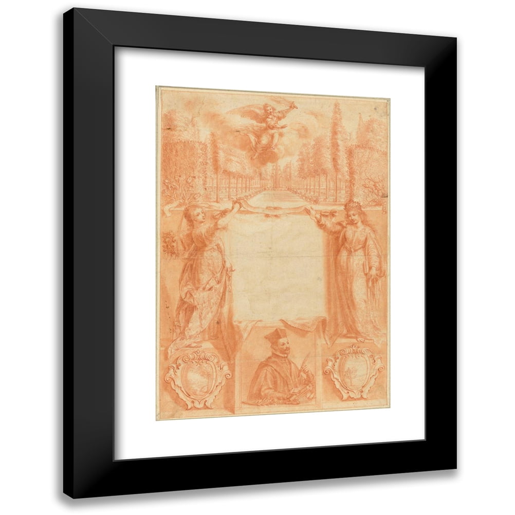 Grégoire Huret 14x18 Black Modern Framed Museum Art Print Titled - A ...