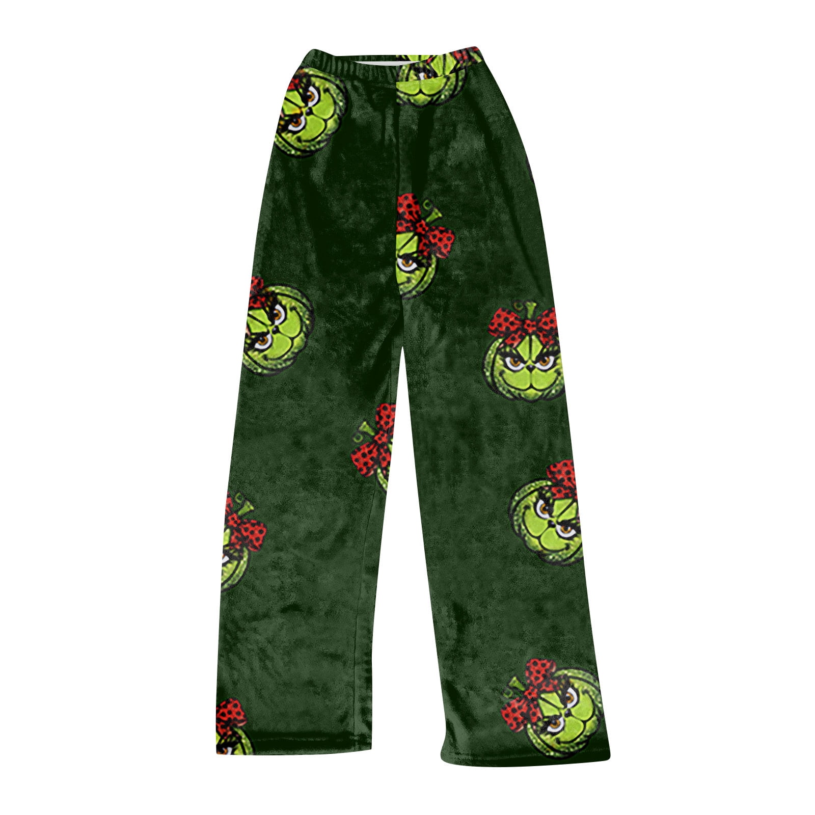 Gr1nch christmas Cozy Holiday-Themed Fleece Pajama Pants for Adults ...