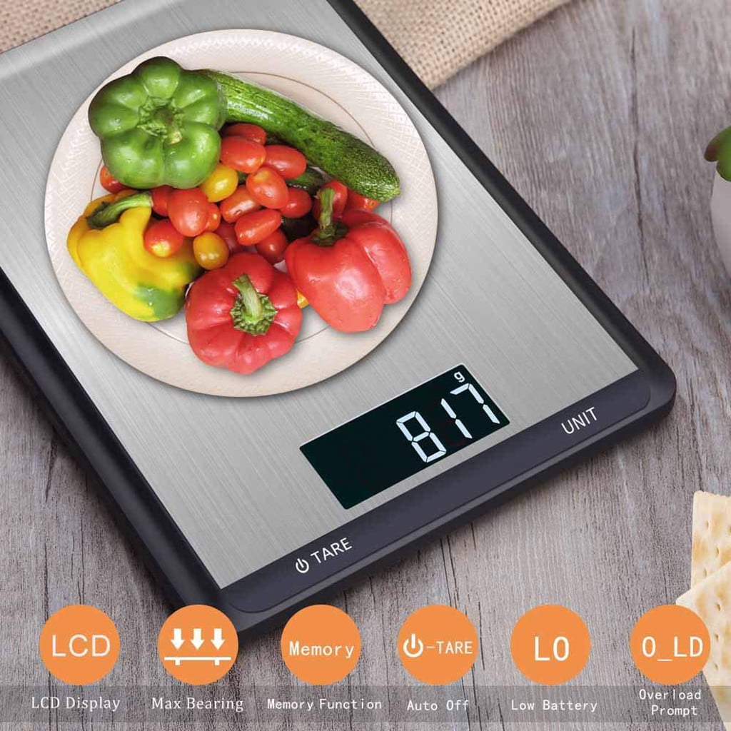 GrRotKP Kitchen Scale Electronic Food Weighing Scale ,Digital Bakers ...