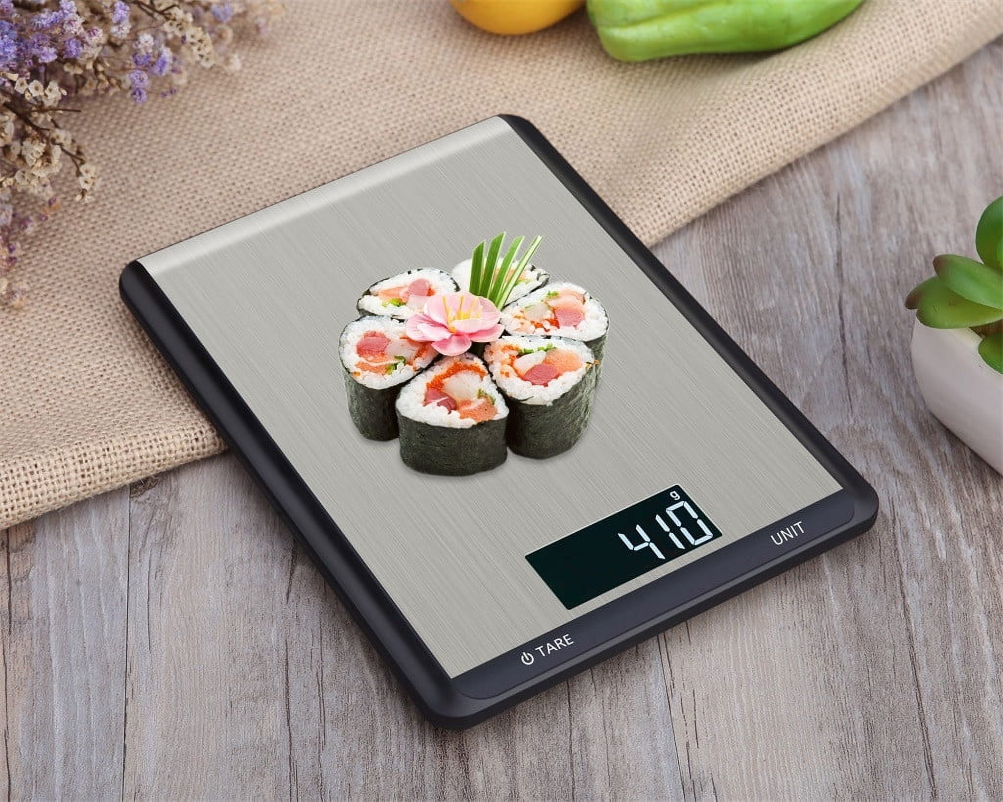 GrRotKP Stainless Steel Kitchen Scale Bread Scales Digital Weight Grams ...