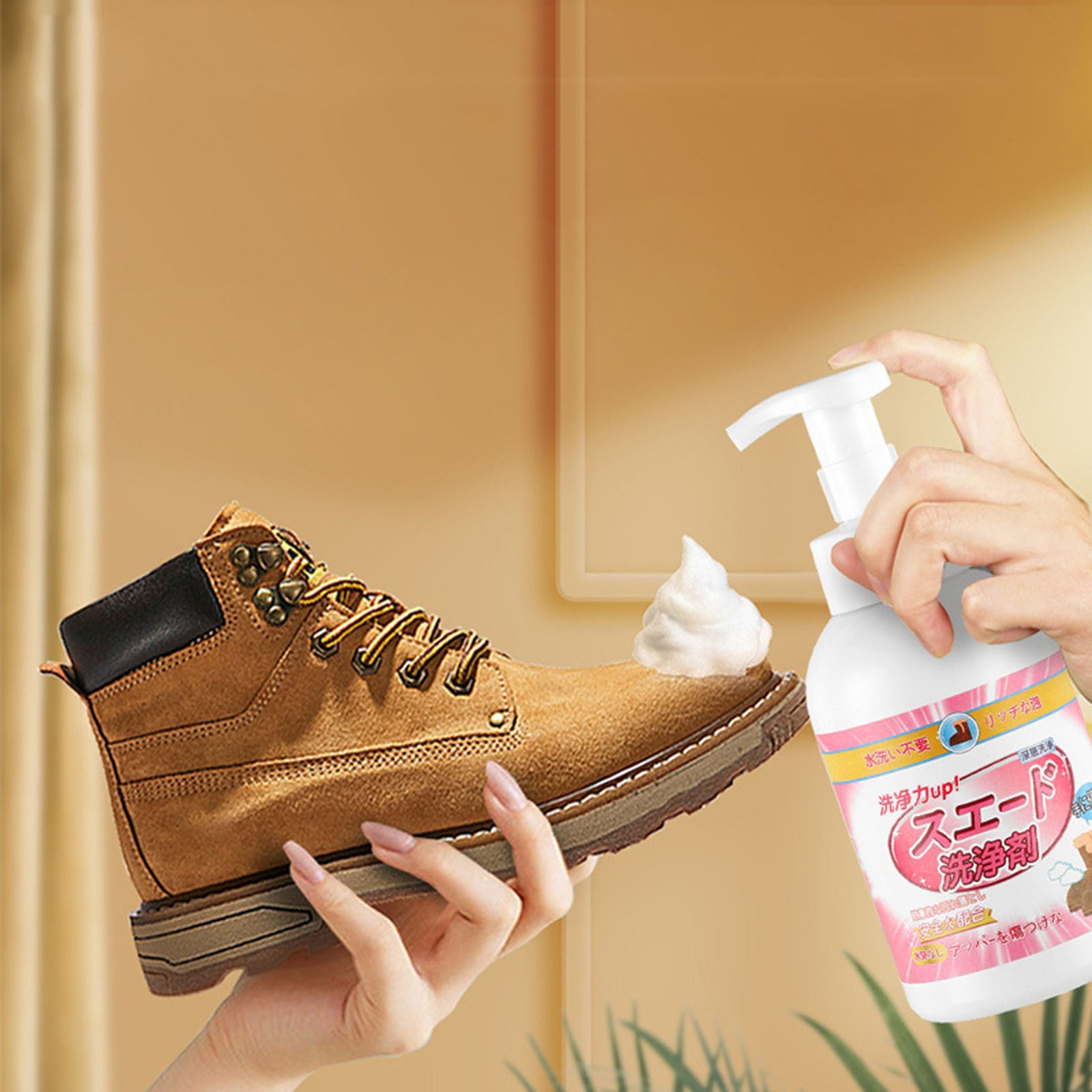 GrRotKP Suede Shoe Cleaner,Nubuck Shoe Cleaner, Suede Conditioner, Deep Cleaning Solution ,Boots ...