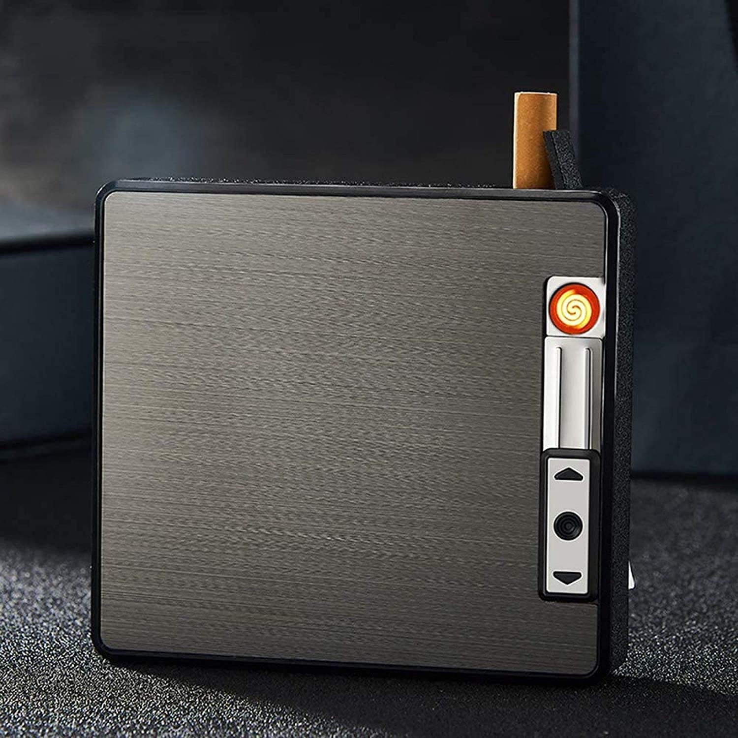 Gra8 Cigarette Case with Lighter for Men Smoking Cigarettes Cigarettes ...