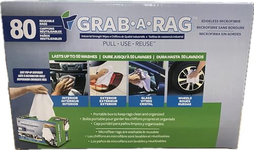 Grab-A-Rag Washable Microfibre Rags, 80-Count - Walmart.com