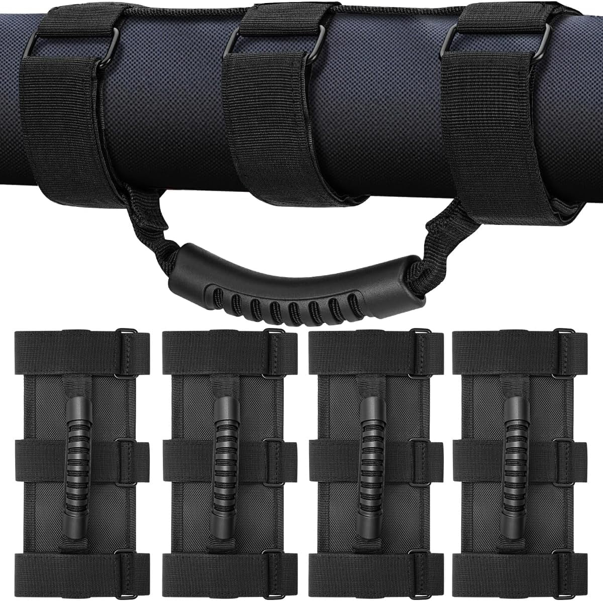 Grab Bar Handle Compatible with Wrangler, UTV,Quad Gear(4-Pack) Fits 1 ...