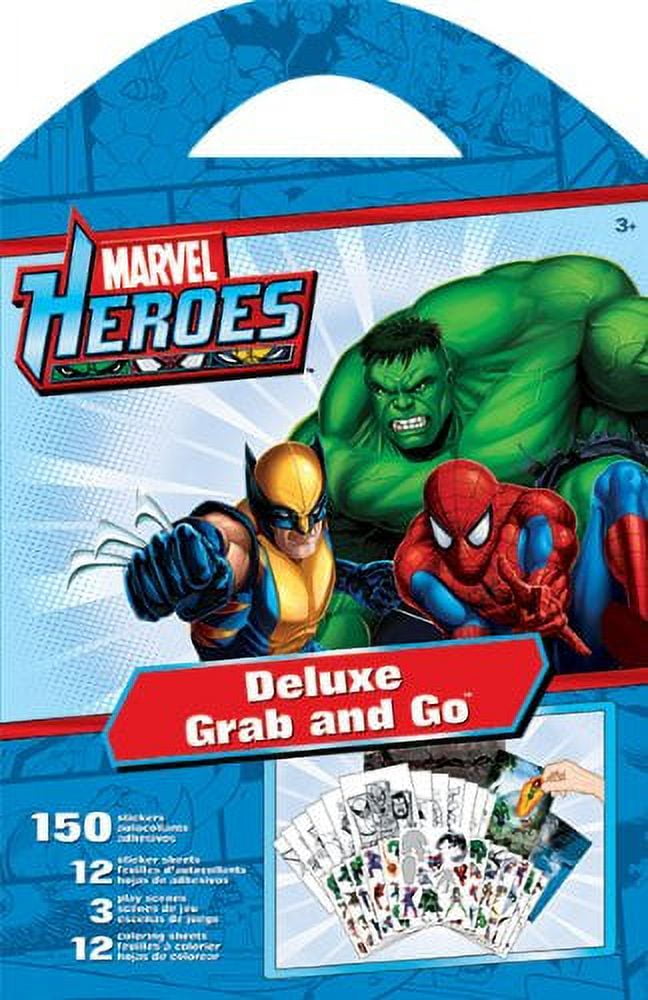 Grab & Go Deluxe Stickers - Marvel - Heroes New Decals Toys Games ...