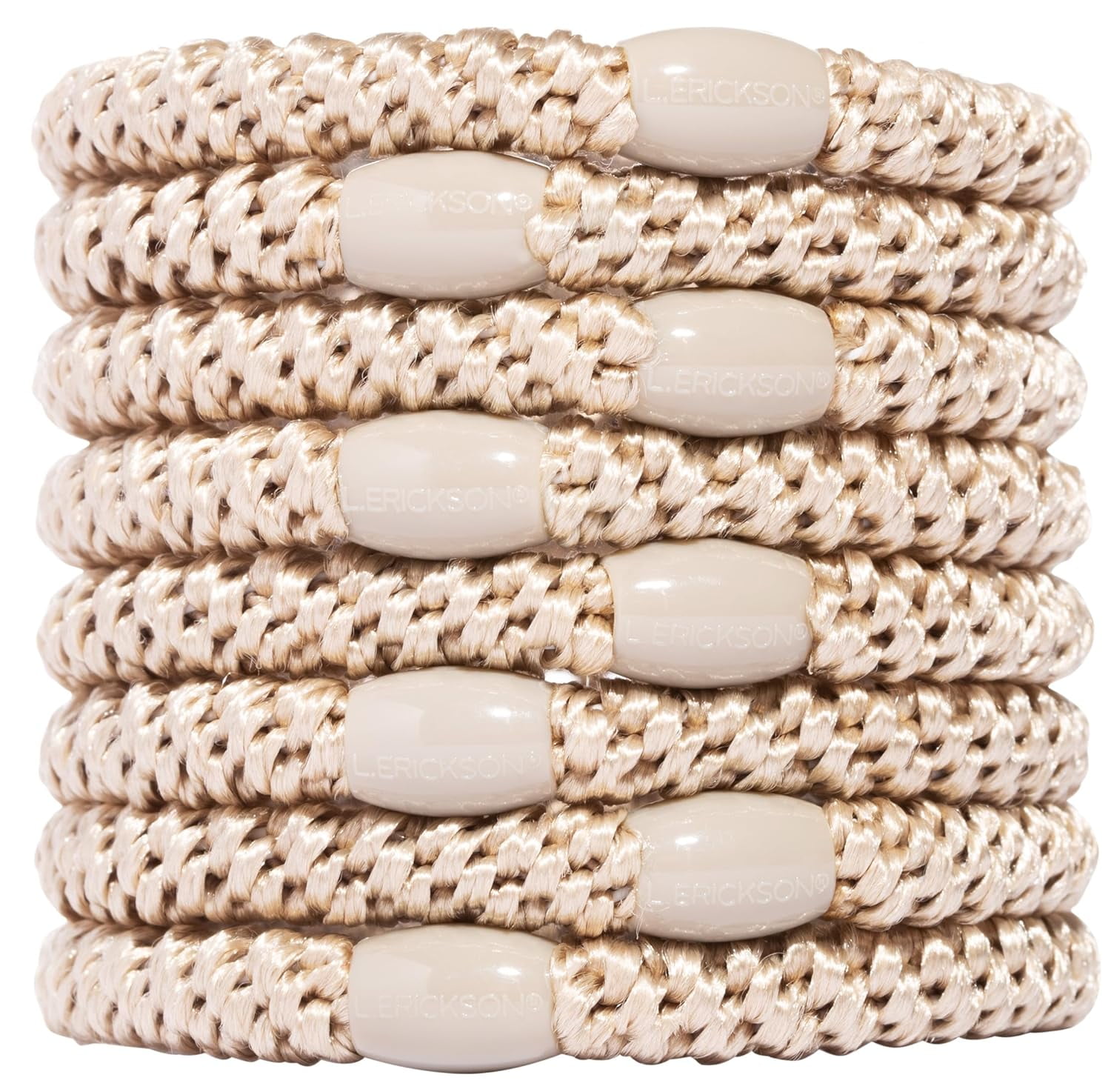 Grab & Go Ponytail Holders, Black, Set of Eight - Exceptionally Secure ...