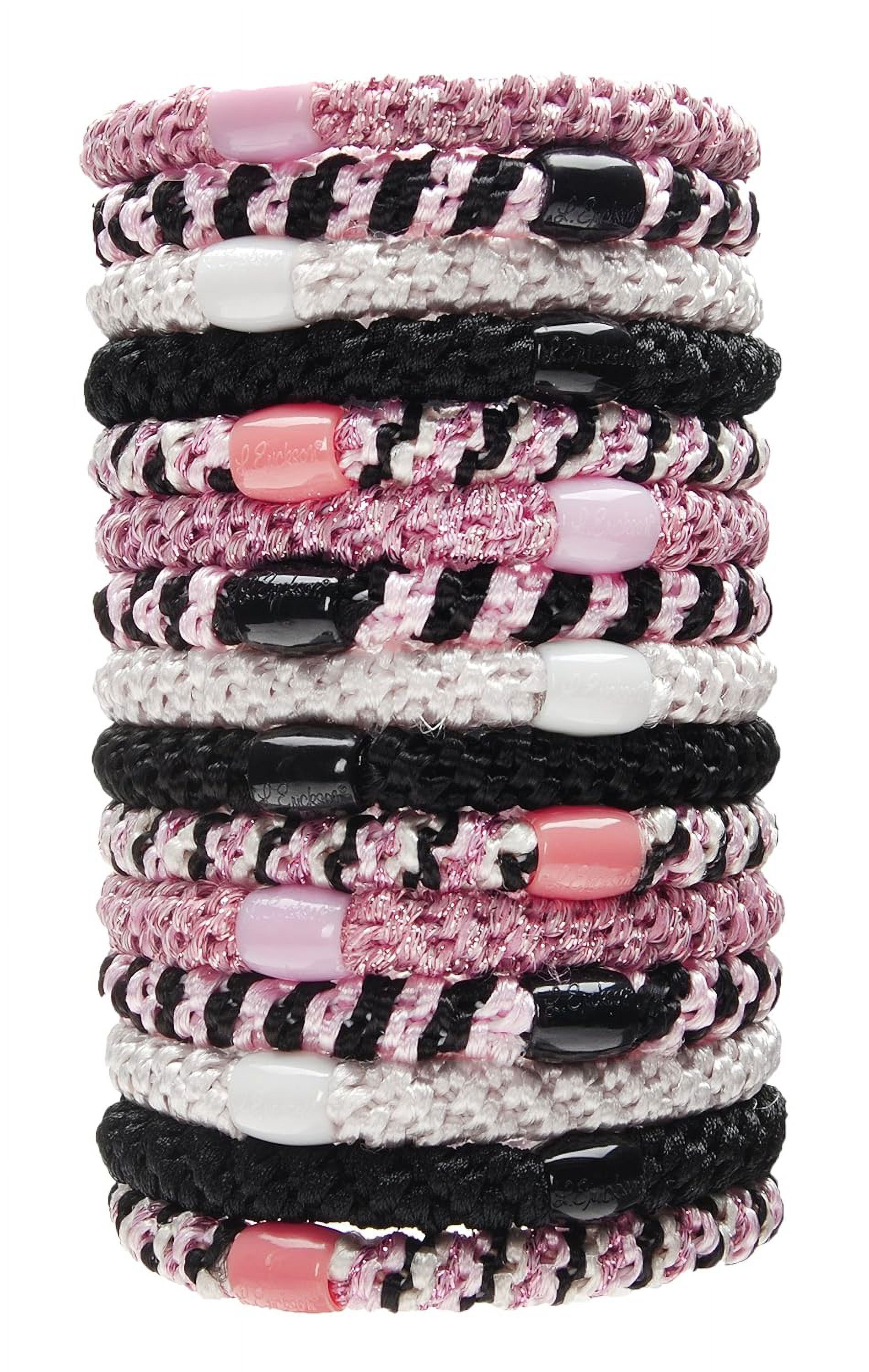 Grab & Go Ponytail Holders, Blush, Set of Fifteen - Exceptionally ...