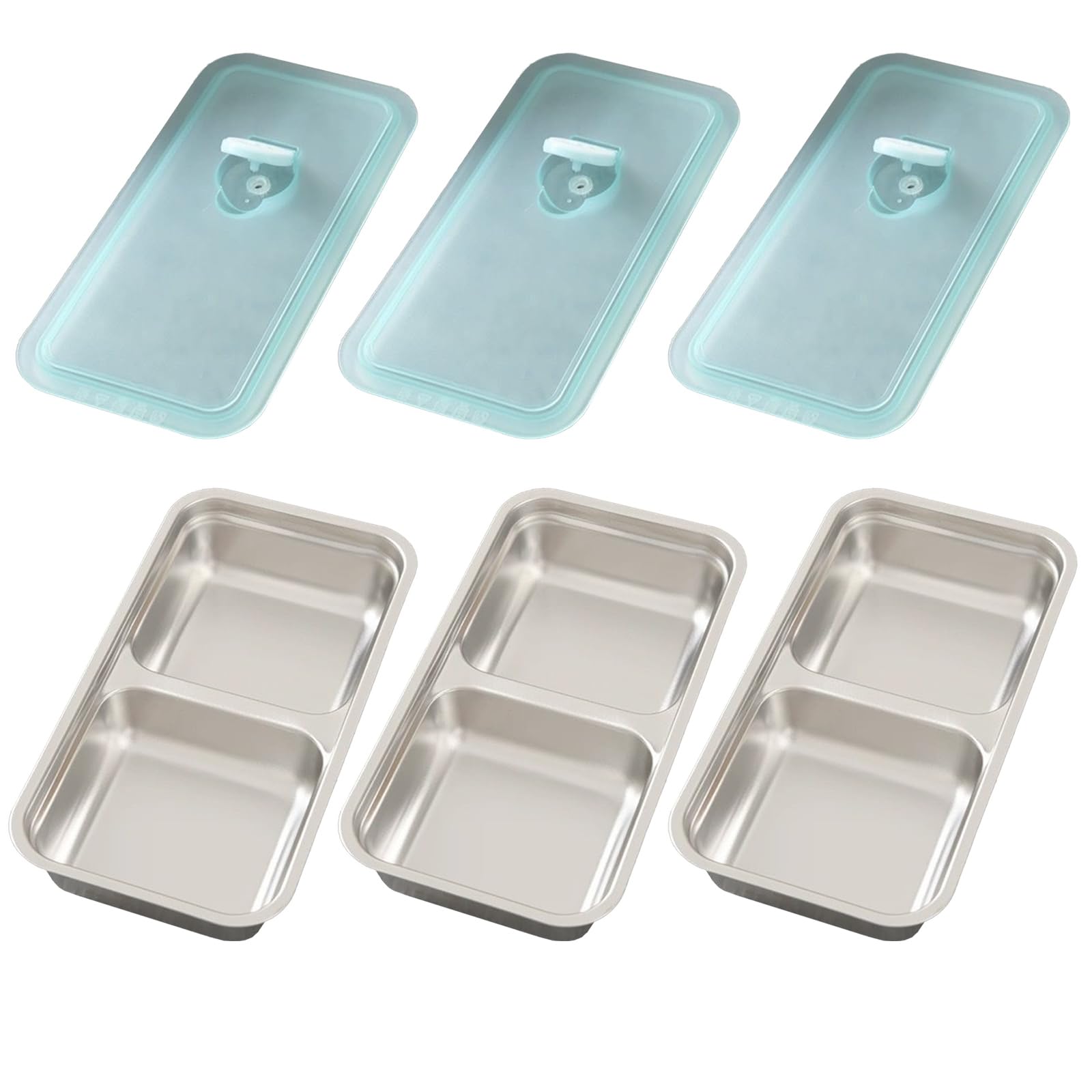 Grab and Go Snack Containers Reusable Dishwasher, Stainless Steel ...