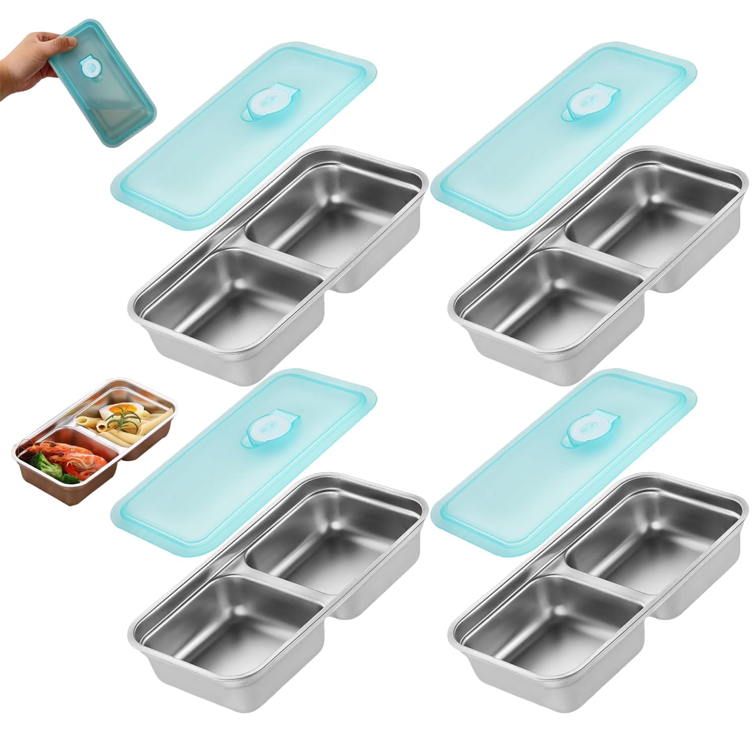 Grab and Go Snack Containers Reusable Snack Containers with Lids ...