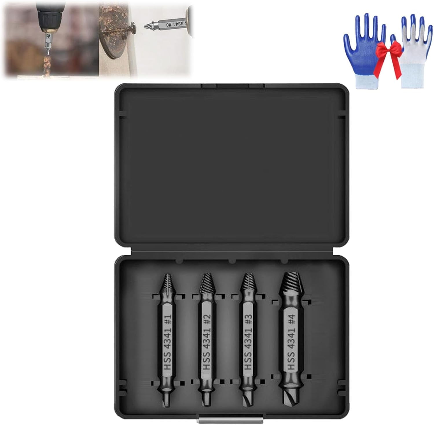 Grab It Pro Screw Extractor Kit, Damaged Screw Extractor Set, Stripped ...