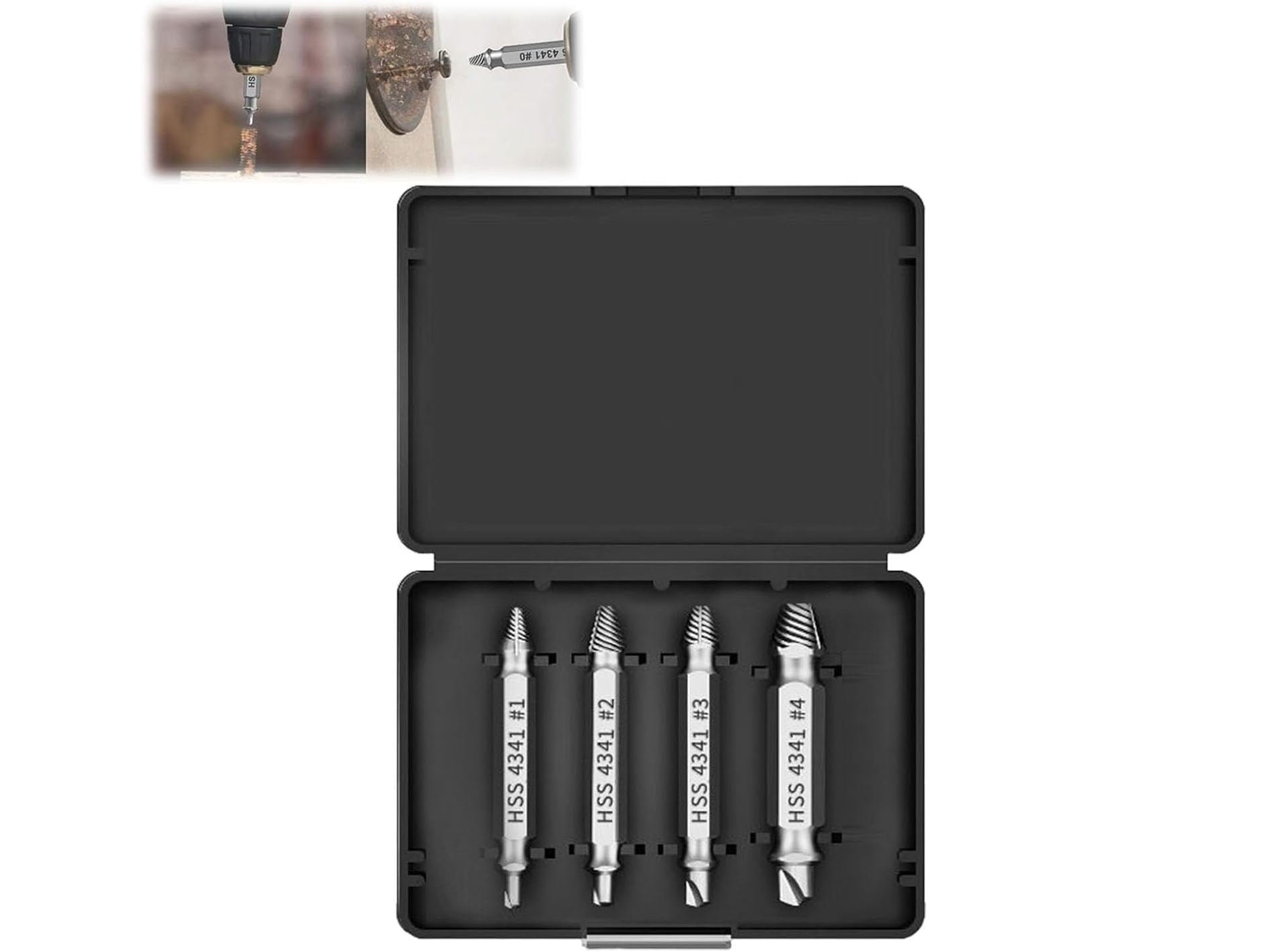 Grab It Pro Screw Extractor Kit, Damaged Screw Extractor Set, Stripped ...