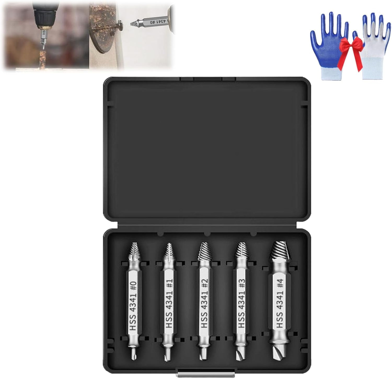 Grab It Pro Screw Extractor Kit, Damaged Screw Extractor Set, Stripped ...