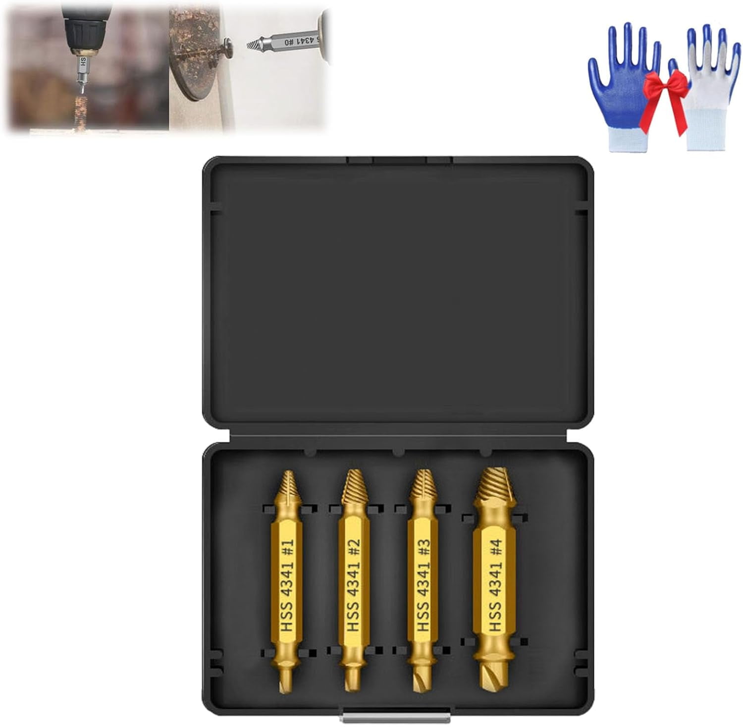 Grab It Pro Screw Extractor Kit, Damaged Screw Extractor Set, Stripped ...