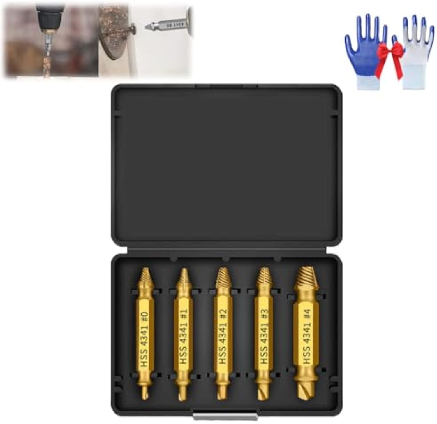 Grab It Pro Screw Extractor Kit, Damaged Screw Extractor Set, Stripped ...