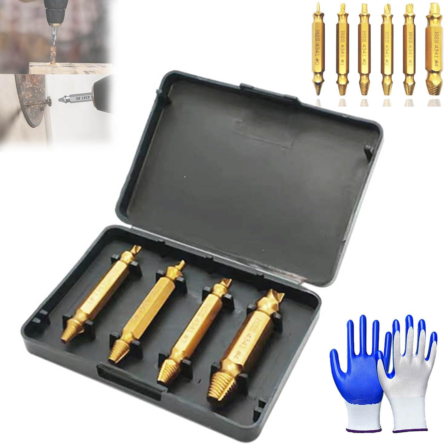 Grab It Pro Screw Extractor Kit, Damaged Screw Extractor Set, Stripped ...