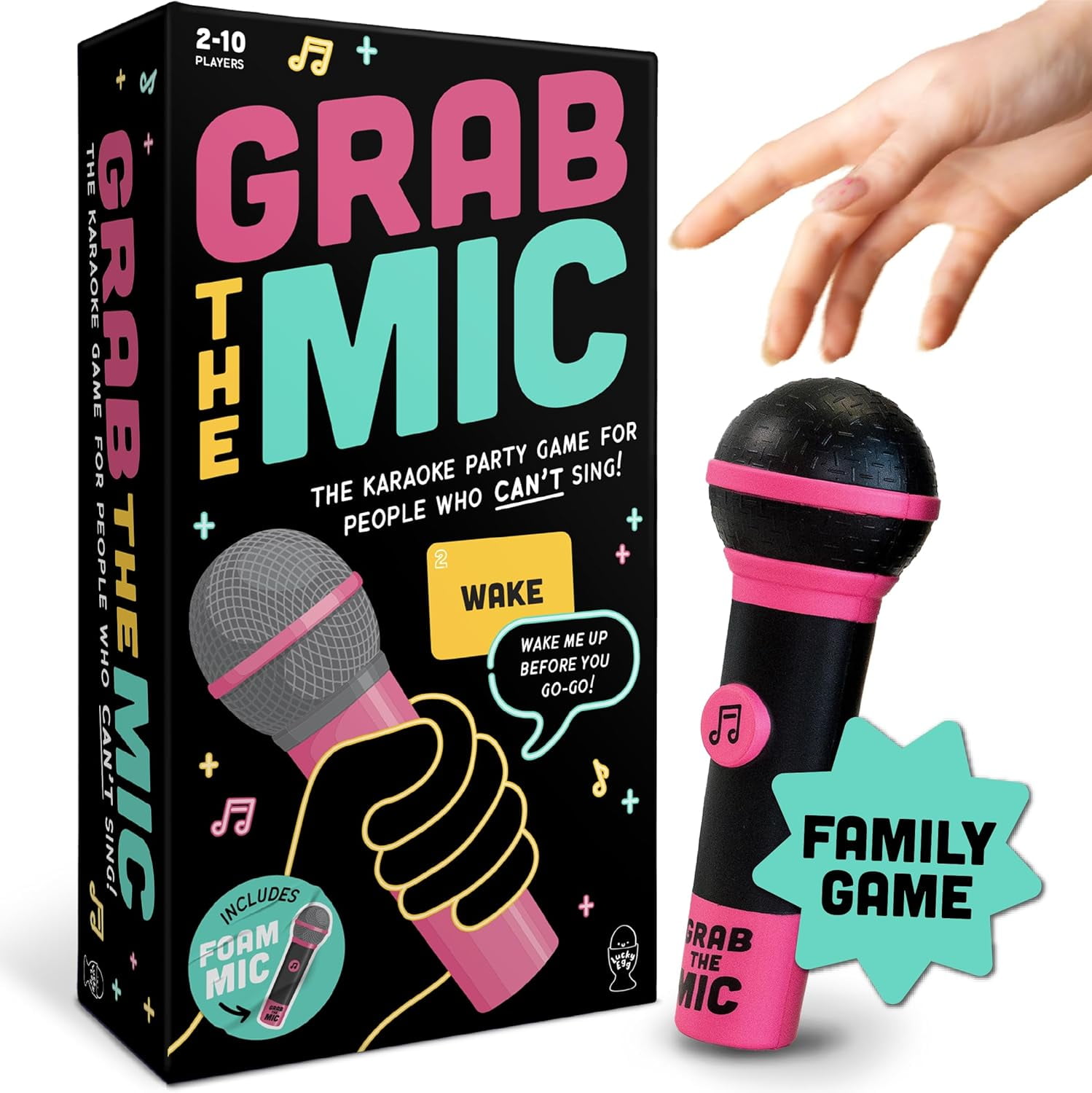Grab The Mic Party Game Exciting Grab The Mic Game Karaoke Game Night ...