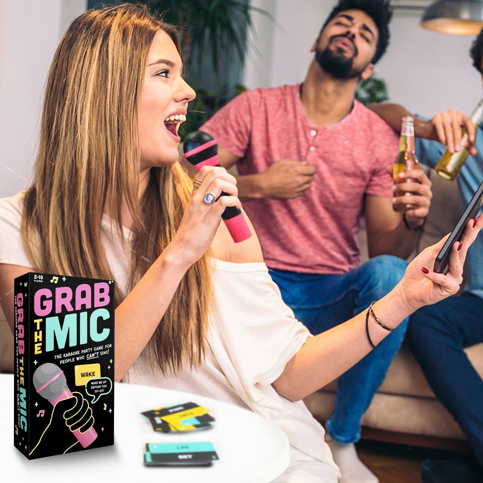 Grab The Mic - The Family Karaoke Game: Share Joy with Ages 8+, G-rab ...