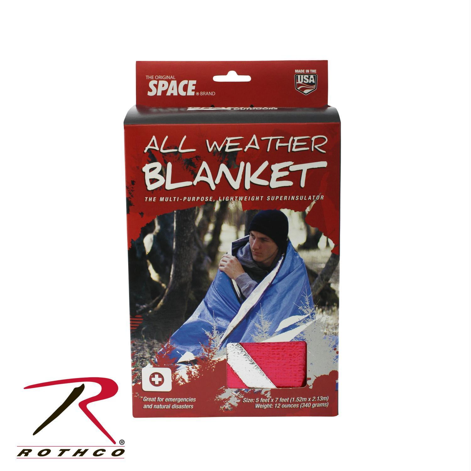 Rothco Red All Weather Survival Blanket - Walmart.com