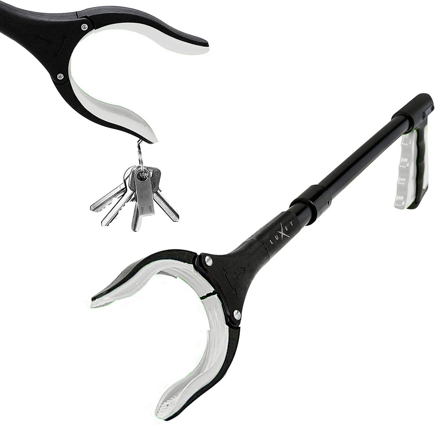 Grabber Reacher Tool 19 Inch Long, Foldable Pick Up Stick - Strong Grip ...