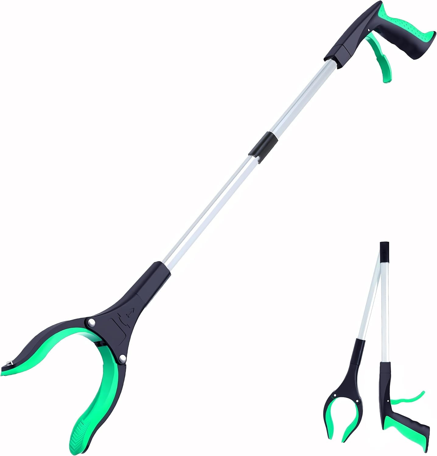 Grabber Reacher Tool - 32” Extra Long Foldable Gripper and Reaching ...