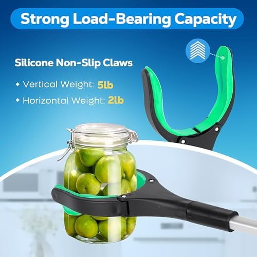 Grabber Reacher Tool - 32” Extra Long Foldable Gripper and Reaching ...