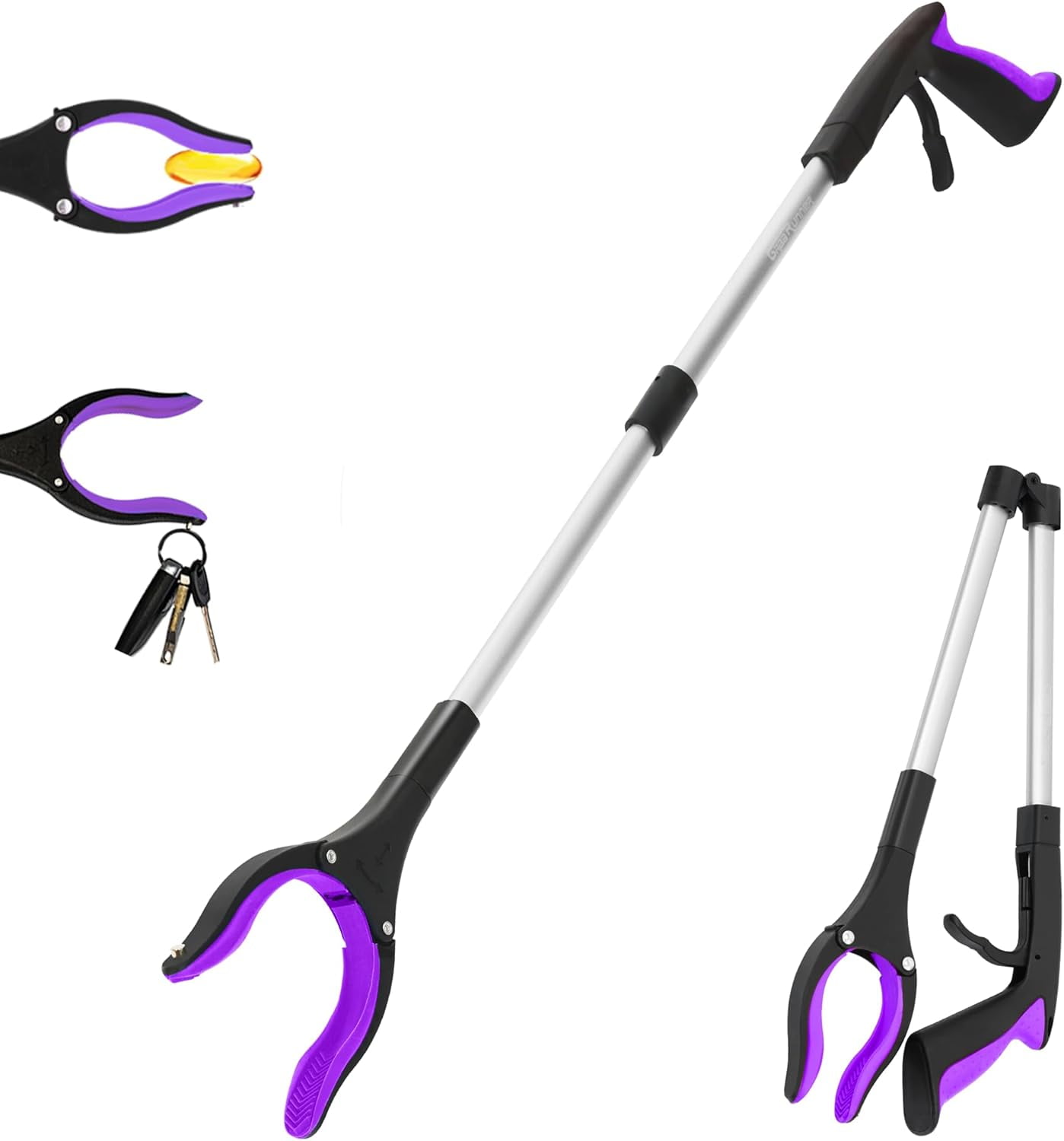 Grabber Reacher Tool - 32” Reacher Grabber Tool with Strong Magnetic ...