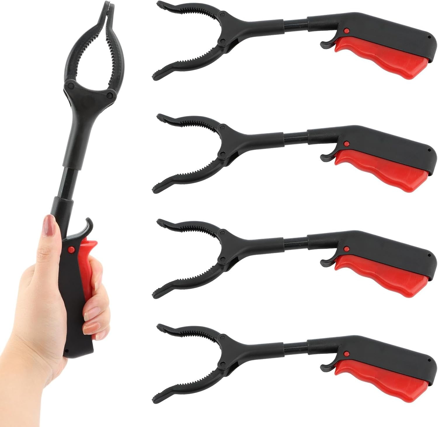 Grabber Tool, 4pcs 30cm/12inch Grabber Reacher Tool Claw Rubbish Tong ...