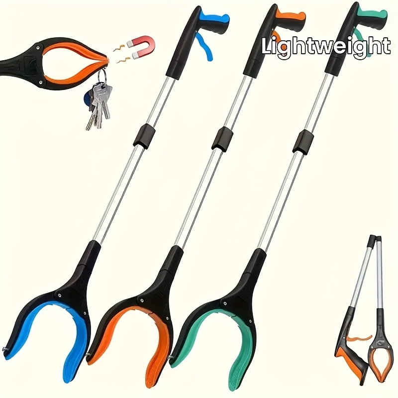 [Grabber Tool for Seniors] Lightweight, Extendable 33-Inch Foldable ...
