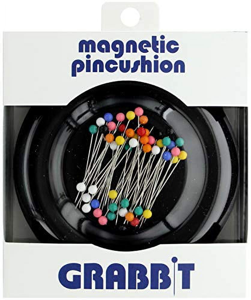 Grabbit Magnetic Pincushion W/50 Pins-Lime - Walmart.com