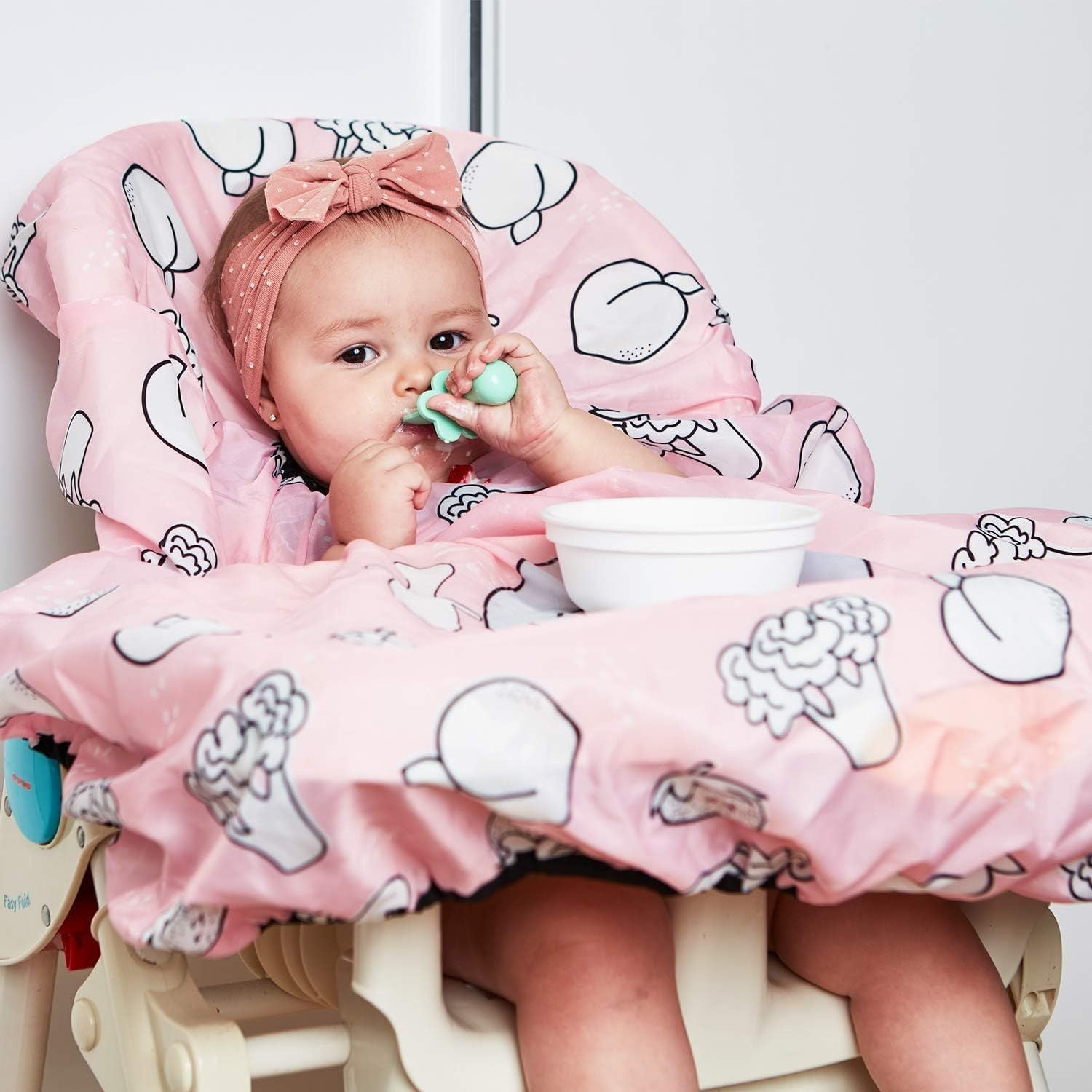 Grabease Allover Waterproof Bib for Self-Feeding Babies and Toddlers 6 ...