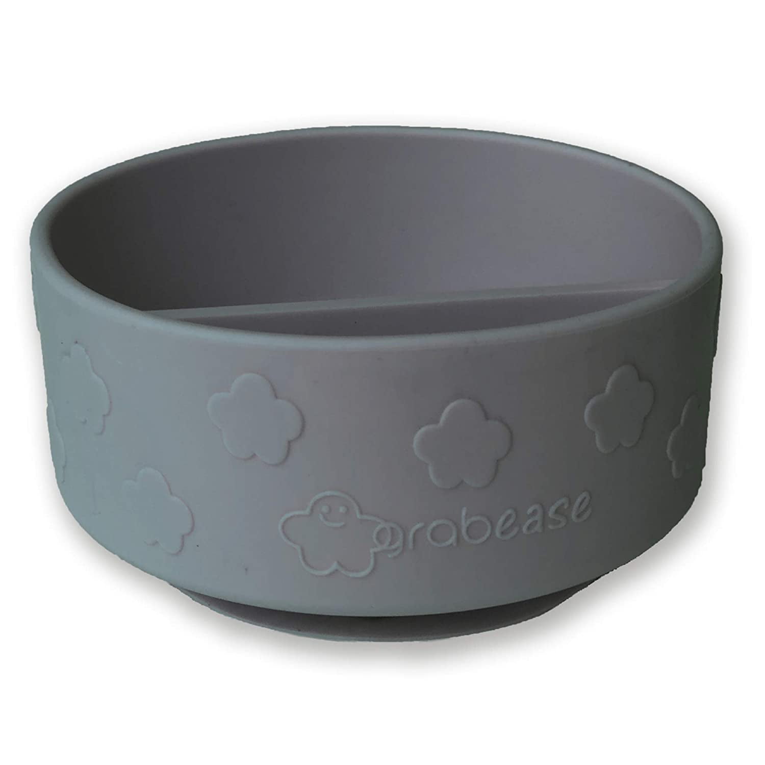 Grabease Divided Silicone Suction Bowl – Self-Feeding Toddler & Baby ...