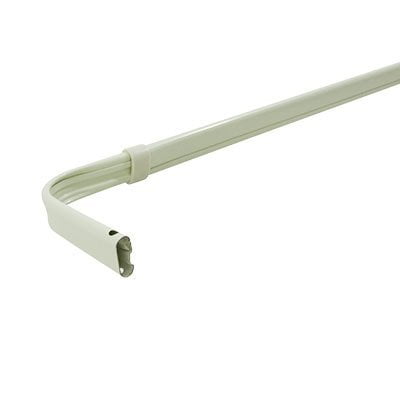 Graber Single Standard Lock Seam Curtain Rod, 48 to 84-Inch Adjustable ...