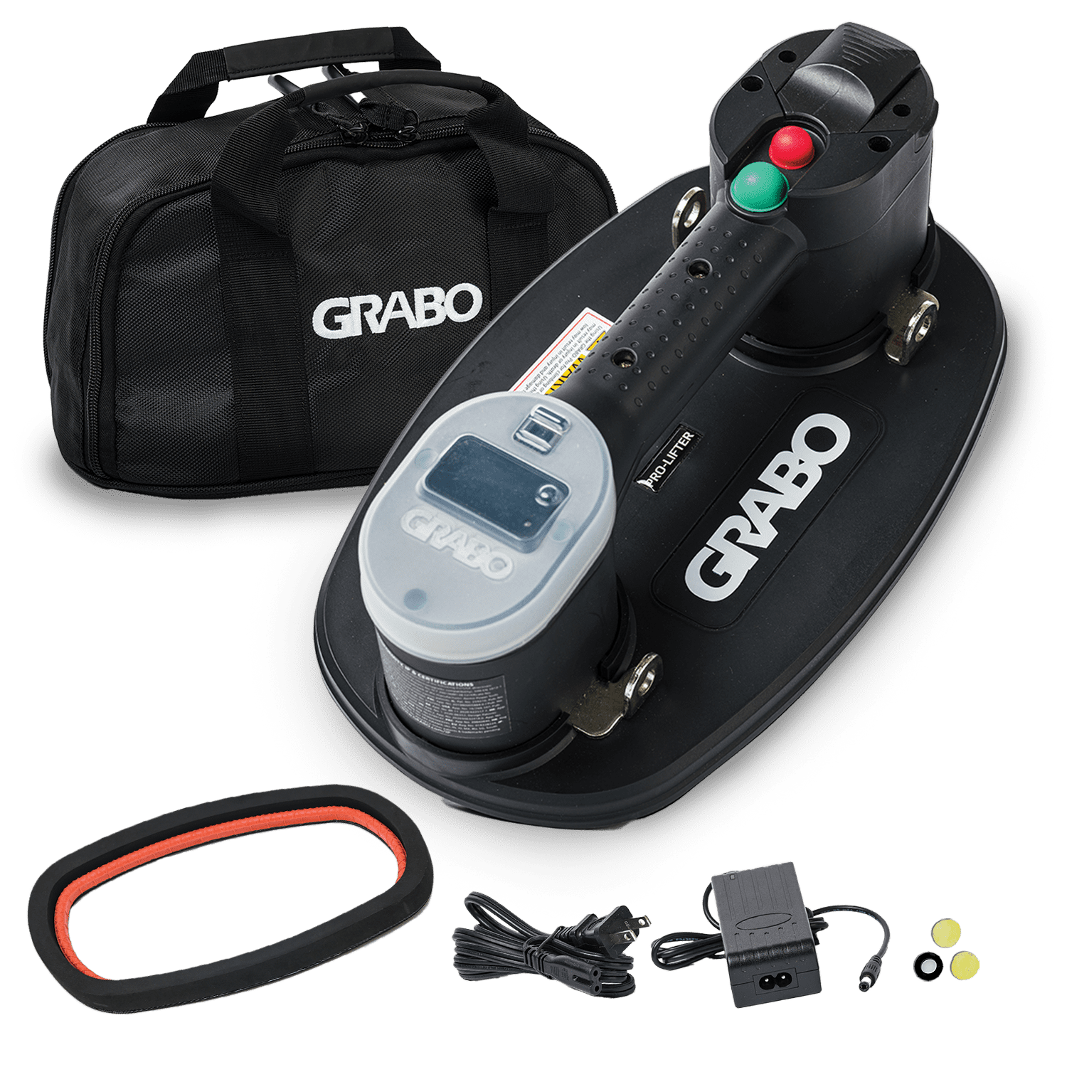 Grabo Pro-Lifter Electric Suction Cup with Support Handle Grip ...